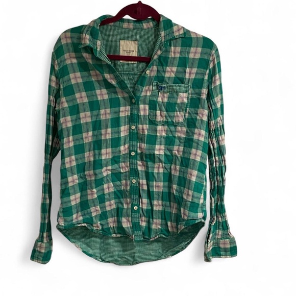Gilly Hicks | Tops | Gilly Hicks Plaid Button Up | Poshmark